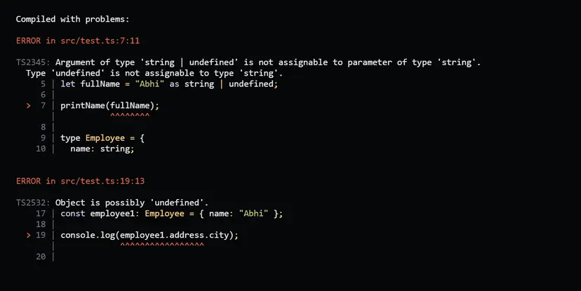 Object Is Possibly Undefined Error In Typescript Solved