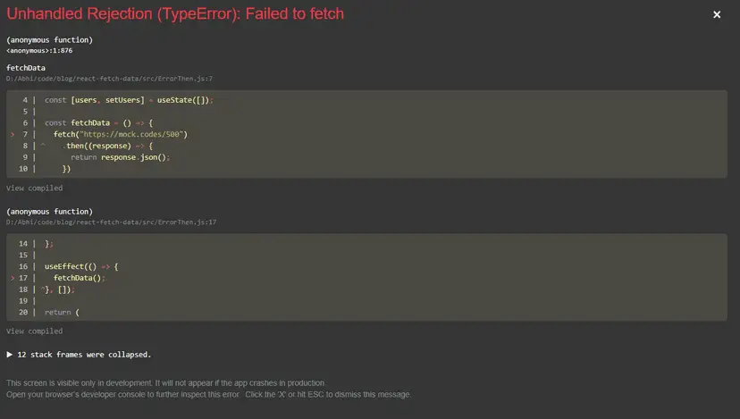 Fetch And Display Data From Api In React Js